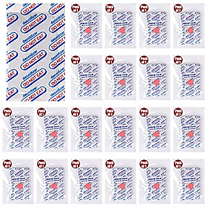 2000cc Oxygen Absorbers for Food Storage (Individually Sealed, Total 20 Packets) - Long Term Food Storage for Mason Jars, Mylar Bags, Canning, Vacuum Bags