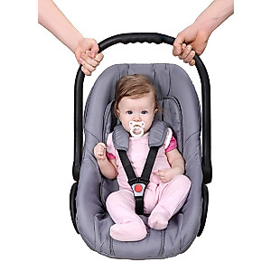 Lebogner Baby Head Support Pillow & Car Seat Strap Covers