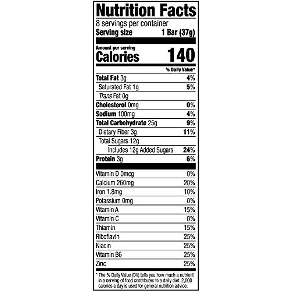 Amazon Brand - Happy Belly Fruit & Grain Cereal Bars, Raspberry, 8 Count