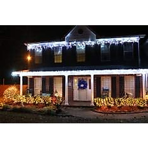 Black Halloween Christmas HookTM 50 Count | for gutters with mesh Gutter Guard | Clips | Hangers | to Hang Christmas Lights on gutters with Gutter Guard in Place | Clip | Made in USA