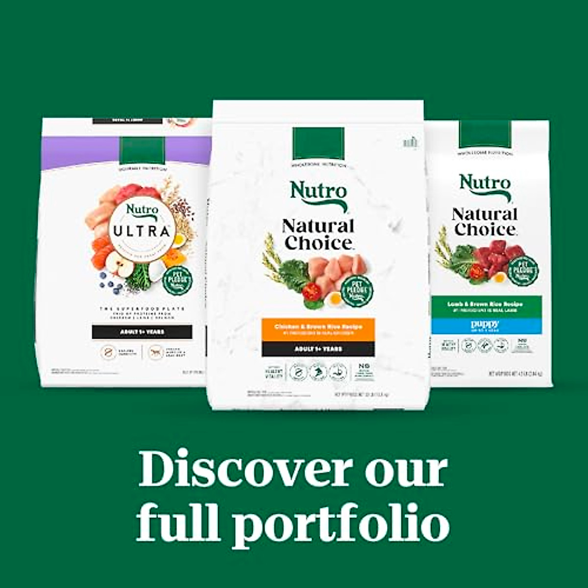 Nutro Core Dry Dog Natural Choice Chicken & Brown Rice Recipe, Dry Dog Food for Large Breed Puppies, 13 lb. Bag