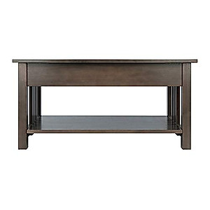 Winsome Wood Stafford Occasional Table, 18 H, Oyster Gray
