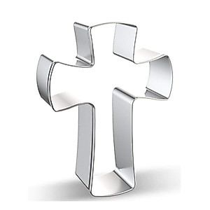 WJSYSHOP Crucifix Cross Crucifixion Shaped Cookie Cutter - A