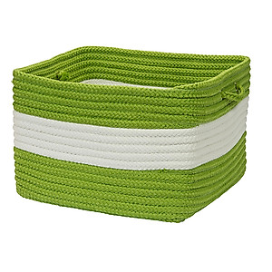 Colonial Mills Rope Walk Utility Basket, 18 by 12-Inch, Bright Green