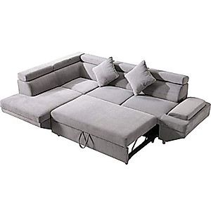 Sleeper Sofa Bed Futon Sofa Bed Sectional SofaSofas for Living Room Furniture Set Modern Sofa Set Corner Sofa Upholstered Contemporary Fabric