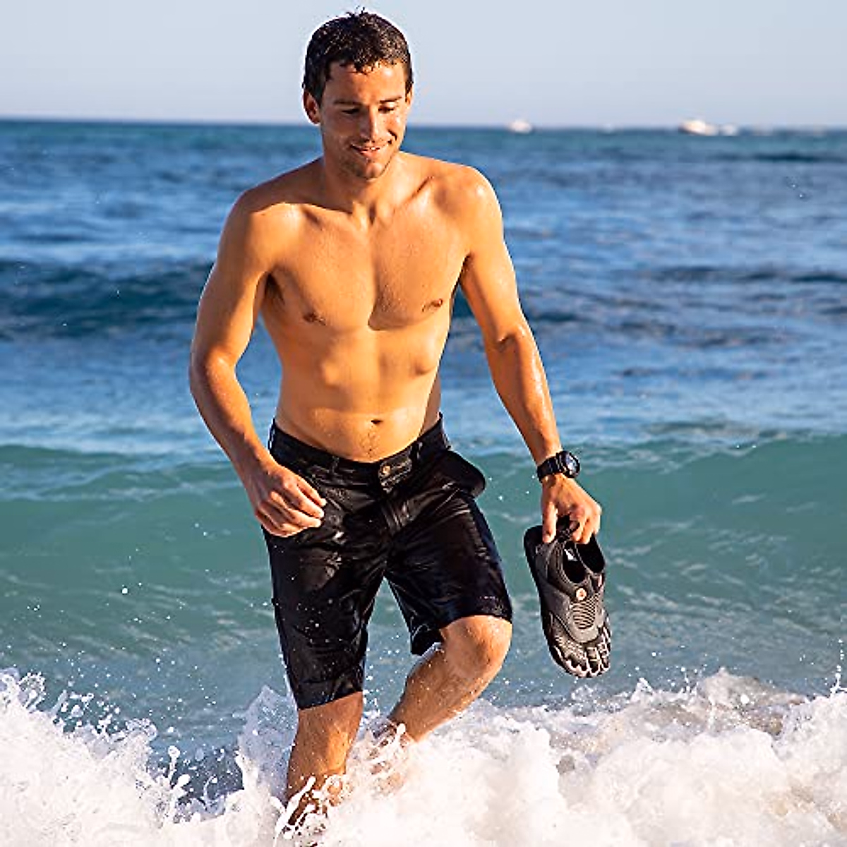 Body Glove Mens Water Shoes | 3T Cinch Mens Barefoot Water Shoes - Quick-Dry Durable Mens Beach Shoes Swim Shoes Aqua Shoes Slip-On