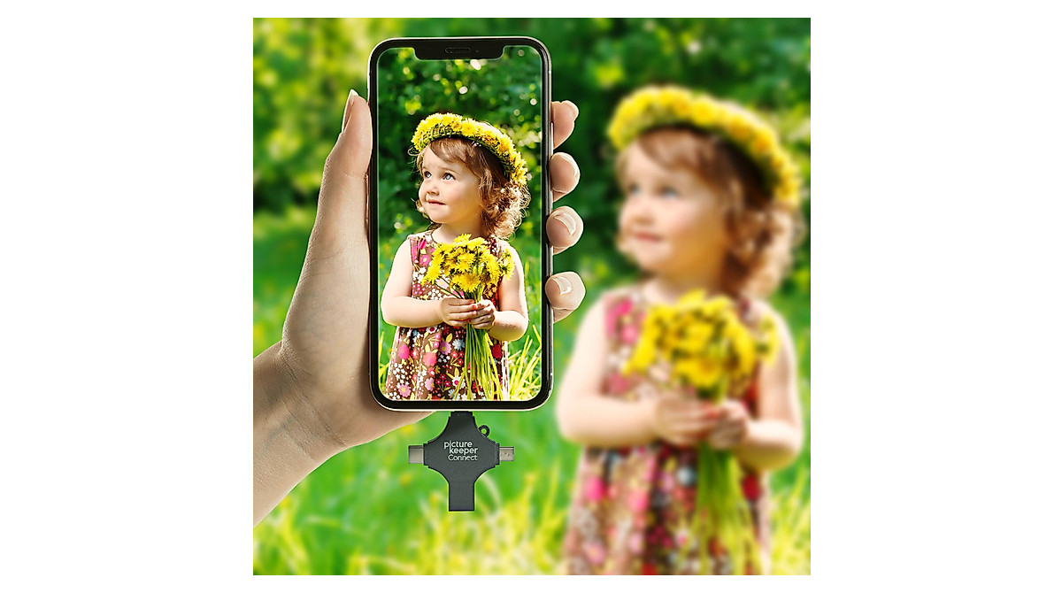 Picture Keeper Connect 64GB USB Flash Drive - Simple Backup