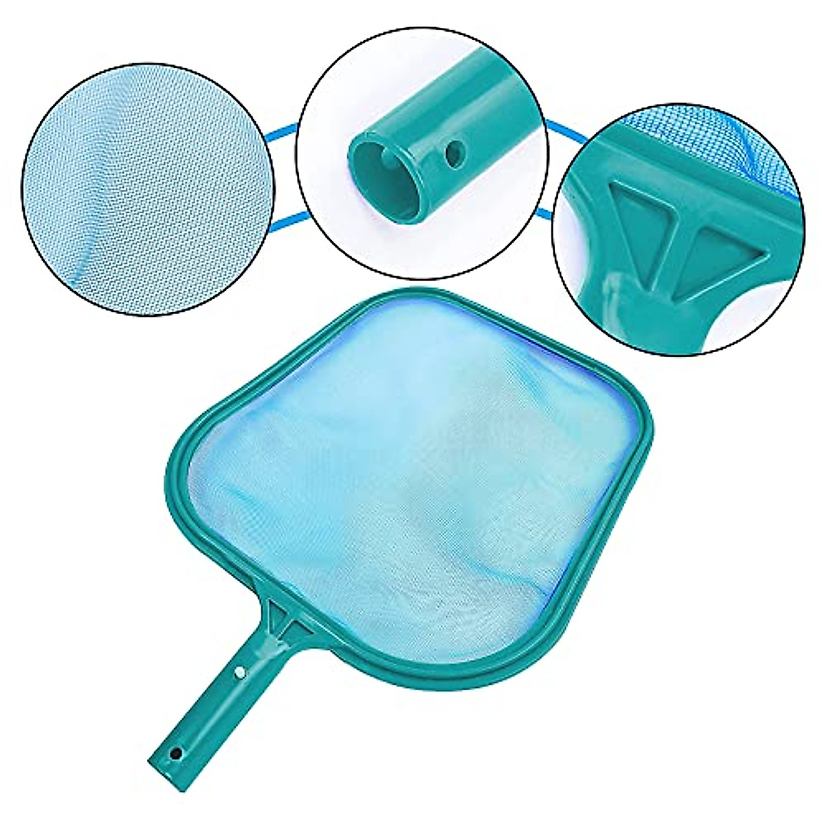 ZITIANY Pool Vacuum Cleaner with Pole Portable Swimming Pool Skimmer Net Brush can be Attached to Garden Hose for Spa Pool Tub Pond Fountain Above Ground & Inground Swimming Pools