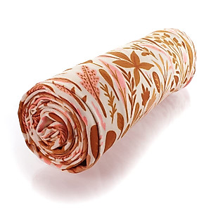 Fall Foliage DBP Fabric - Double Brushed Polyester 4 Way Stretch - 1/2 Yard