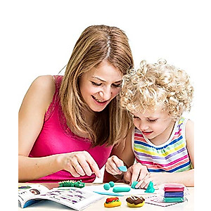 Sago Brothers Air Dry Clay 24 Colors, Kids Toys Modeling Clay for Kids, 3 Year Old Girl Gifts No-Bake No Mess Molding Clay Kit, Model Magic Clay Christmas Birthday Gifts for Kids Girls Boys Age 3-12