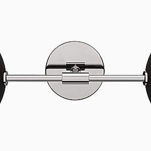 Modway Stellar 2-Light Wall Sconce in Opal Polished Nickel