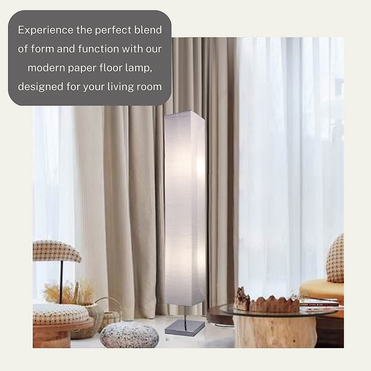 LIGHTACCENTS Honors Color Changing Floor Lamp With Two RGB LED Bulbs And Remote Control - Select From 4 Color Changing Modes. The Remote also has a built-in dimmer.