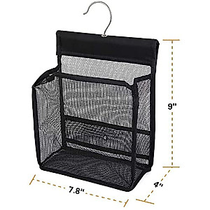 Rgosbxs Hanging Storage Basket Toilet Toiletries Bath Basket Dormitory Cosmetics Storage Bag