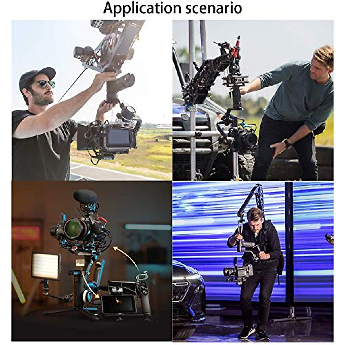 ZHIYUN Crane 3S Camera Stabilizer [Official], Handheld 3-Axis Gimbal Stabilizer for DSLR Cinema Cameras and Camcorder