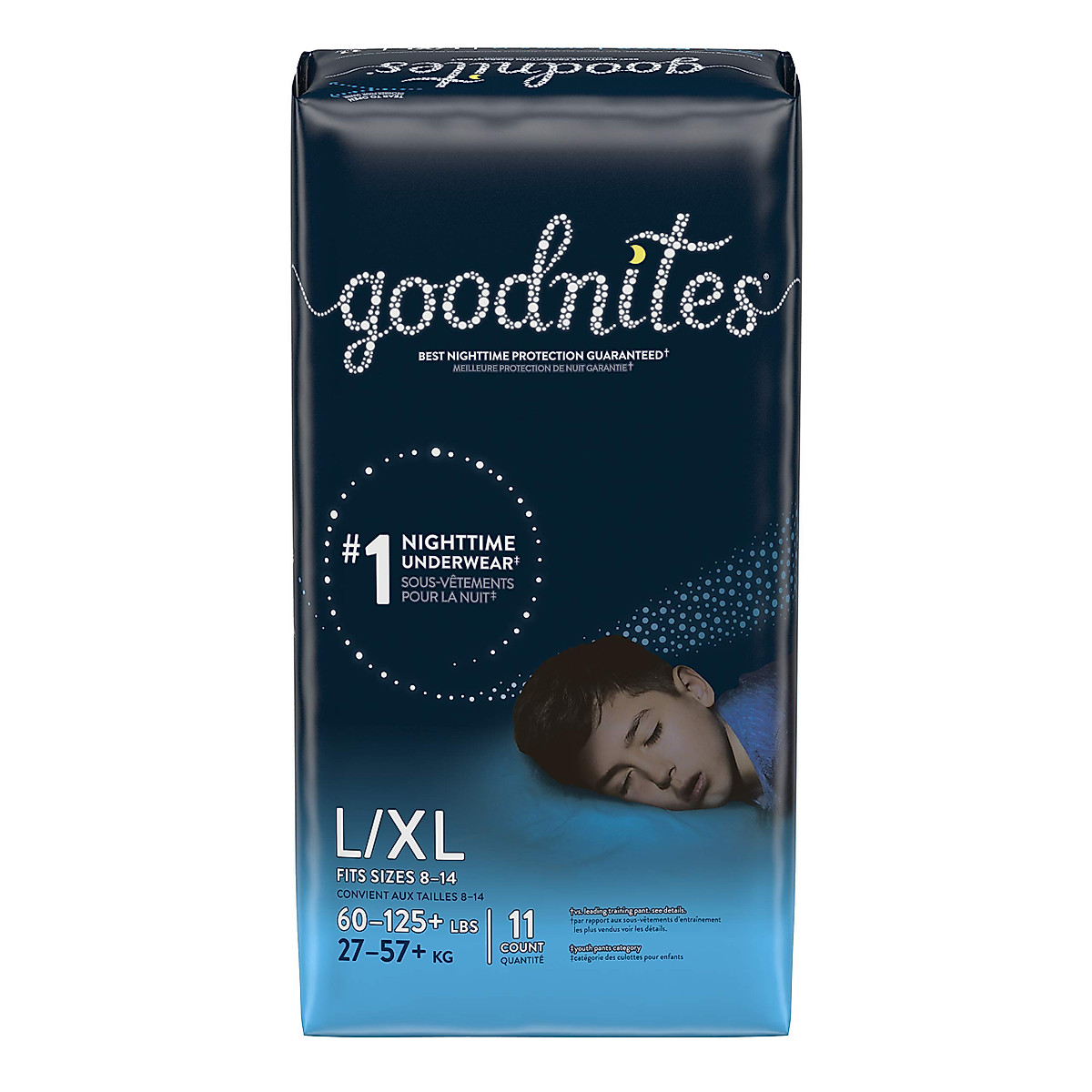 GoodNites Bedtime Bedwetting Underwear for Boys, L-XL, 11 Ct. (Packaging May Vary)