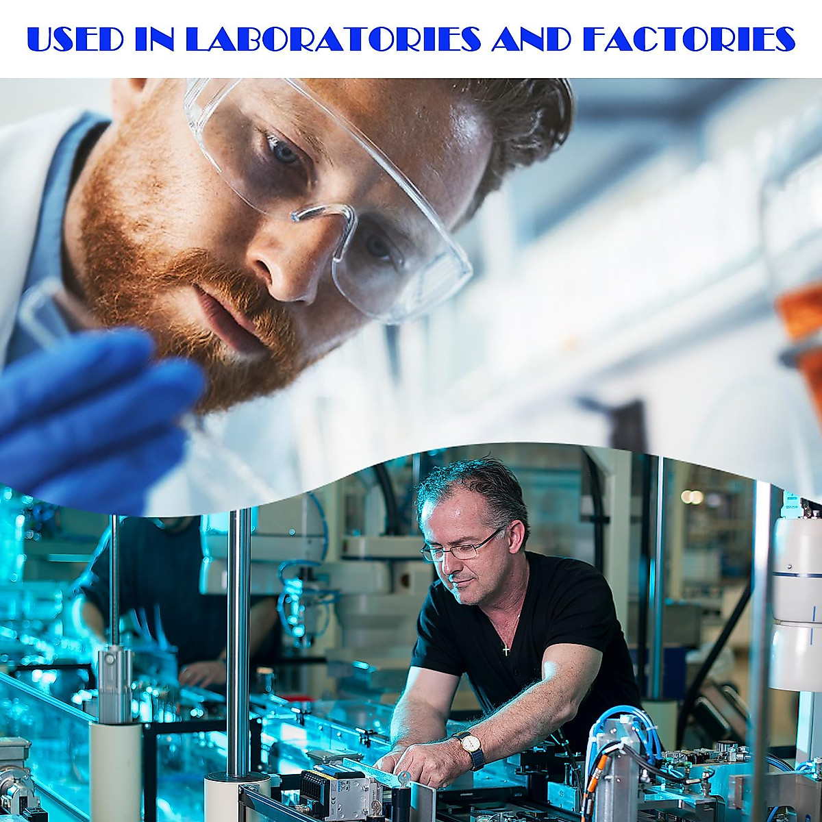 100Pack -18Ga 1.5inch(38mm) Dispensing Needles with Luer Lock,Individual Package of Injection Syringe Accessories ,Suitable for Refilling Liquid, Inks,Livestock and Industry