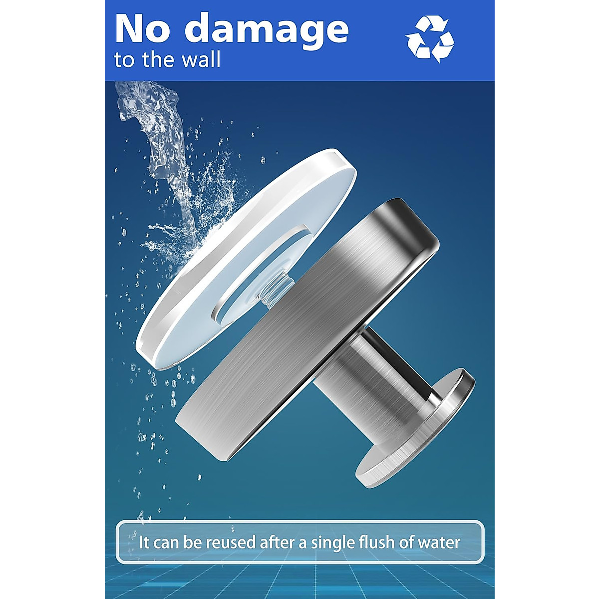 4 Pcs Suction Cup Hooks for Shower, No Drill Suction Cup Towel Hook Shower Hooks for Inside Shower, Stainless Steel Shower Hooks for Towel, Bathrobe and Loofah, 11.02 Lbs Towel Hooks