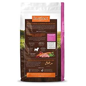 Instinct Small Breed Dry Dog Food, Original Real Chicken Recipe Natural Grain Free Dry Dog Food, 11 lb. Bag