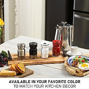 The Original Salt and Pepper Shakers set with Adjustable Pour Holes- for salts,sugar and spices