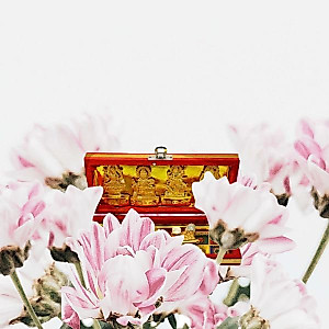 PARIJAT HANDICRAFT Brass Sri Dhan Laxmi -Kuber Bhandari Yantra for Diwali puja and Gift Purpose (1)