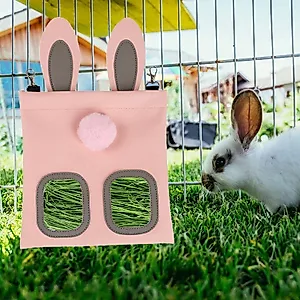 Small Animal Hay Feeder Bag, Guinea Pig Rabbit Feeder Dried Grass Bag