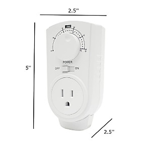 Amaze Plug in Thermostat - Compatible for all Heaters, Fans and Air Conditioners.
