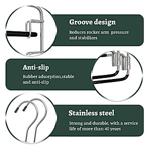 Lumigens Pants Hangers,Clothes Hangers,Hangers Space Saving,Multi Layer Stainless Steel Swing Arm Hangers,Apartment Essentials, Closet Organizers and Storage Jeans,Towels,Scarf,2Pcs