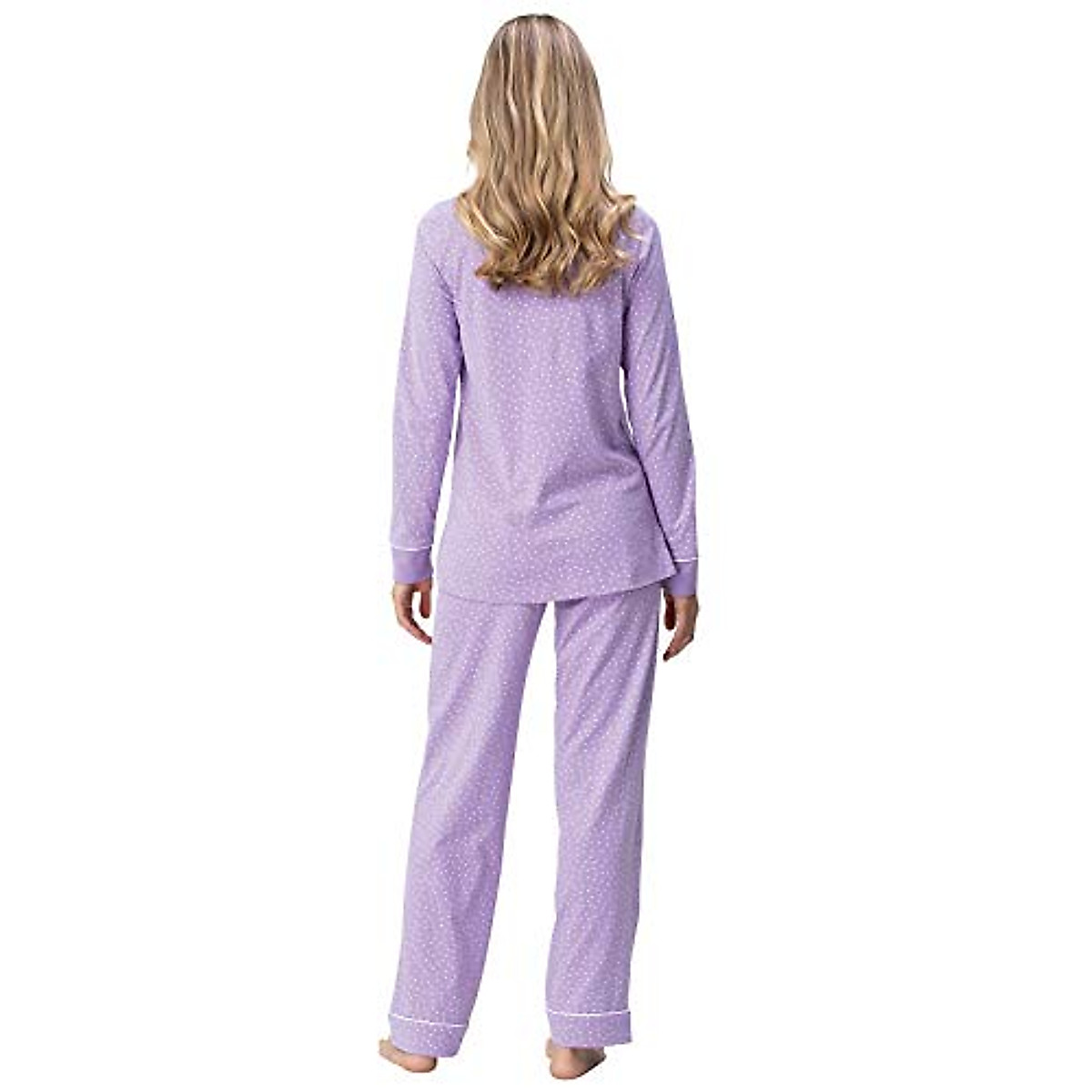 PajamaGram Petite Pajamas for Women - Womens Petite Pajamas Set, Lavender, XL 16