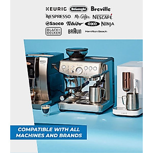 Breville Descaler (4 Uses) Specially Formulated for Your Breville Espresso Machine Made in USA Breville Descaling Solution for Breville 2 Uses per Bottle 1 Year Supply Carbon Friendly Locally Produced