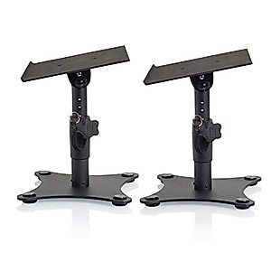 Gator Frameworks Desktop Studio Monitor and Speaker Stand - Set of 2 (GFWSPKSTMNDSK)