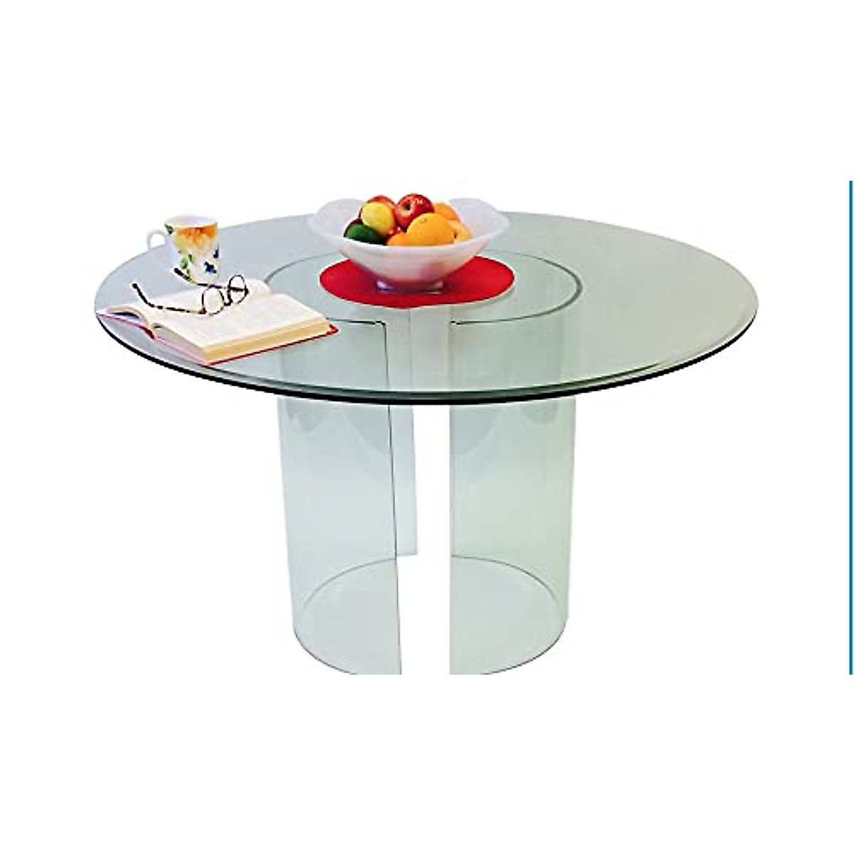 See Glass Dining Table - Base Only