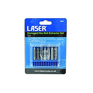 Laser 6844 Damaged Hex Bolt Extractor Set 7pc