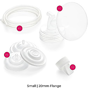 Spectra - Wide Breast Shield Set for Breast Milk Pumps - Small 20 mm