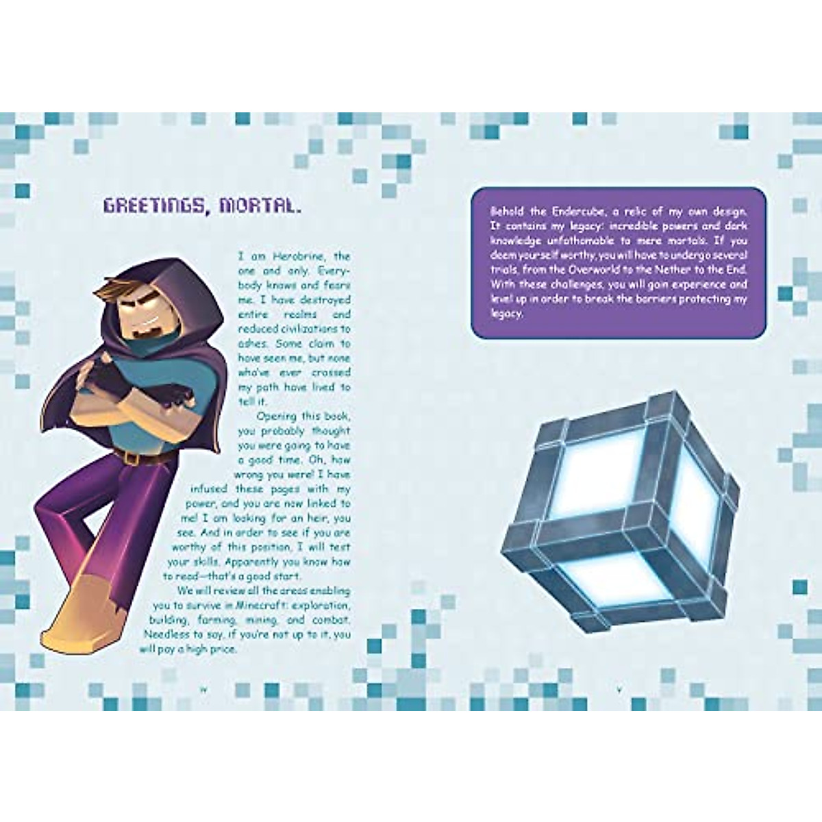 Herobrine's Legacy: An Unofficial Minecraft Adventure with Puzzles