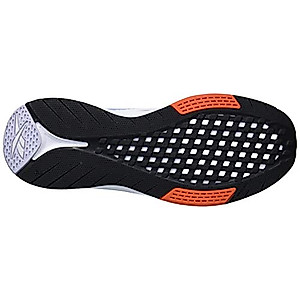 Reebok womens FUSIUM RUN LITE,White/Black/vivid orange,8 M US