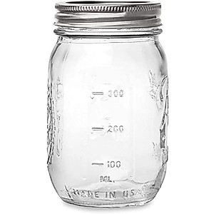 Ball Regular Mouth Pint 16-oz Mason Jar with Lids and Bands (Pack of 24)