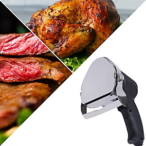 DYRABREST Hand-Held Electric Kebab Knife,Professional Shawarma Meat Cutter Machine Gyro Blade,Commercial Stainless Steel Kebab Slicer