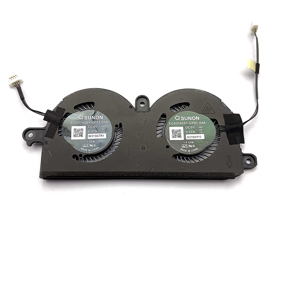 New CPU Cooling Fan with Back Cover Replacement for Dell XPS 13 9370 9380 7390 (Not for 2-in-1 Version) 9305 (i3 Version) Fit for 0980WH 980WH ND55C19-19A14