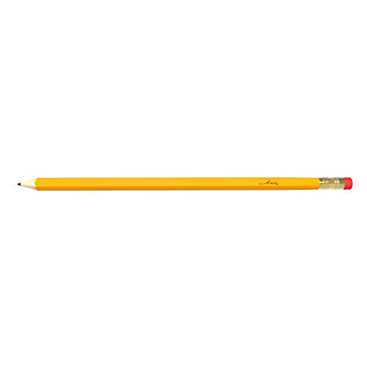 Nikola Works Bulk Premium Pre-Sharpened Wood Cased #2 HB Pencils With Erasers 650 Pack