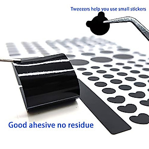 Birllaid Light Blocking Stickers, Black Out Stickers, Light Dimming Stickers LED Covers for Routers, Clocks and Electrical Appliances