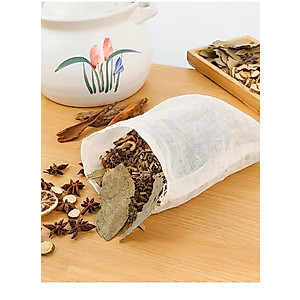 20pcs of Washed Organic Cheesecloth Bag for Straining Food,Yogurt,Juice,Cold or Hot Brew Coffee & Tea,Soup,Butter,Wine,Nut Milk,7x11inches,Natural color