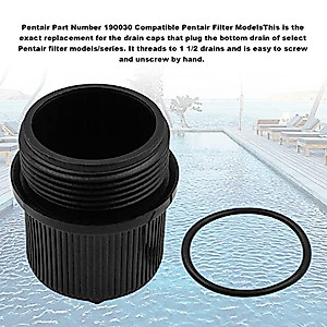 PERTF Filter Drain Plug 190030 Compatible with Pentair Pool and Spa Filter FNSP60 FNSP48 FNSP24 FNSP36 Parts