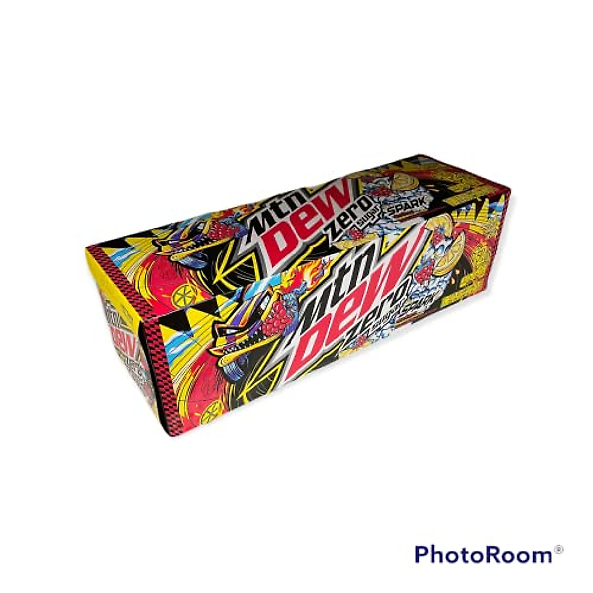 Pepsi Co Mountain Dew Spark, the Dew with a blast of Raspberry Lemonade by Munchie Box (Pack of ( 12 ) Cans 12 oz Spark Zero)