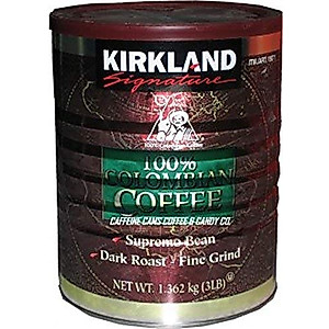 Name: Kirkland Signature 100% Colombian Coffee, 3 Pound (3 LB) - PACK OF 2