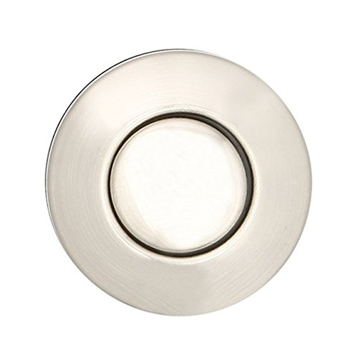 Garbage Disposal Air Switch, DUAL OUTLET Sink Top/Counter Top Waste Disposal On/Off Switch For Insinkerator, Waste King Garbage Disposals Without Switch Access by Essential Values (Brushed Nickel)