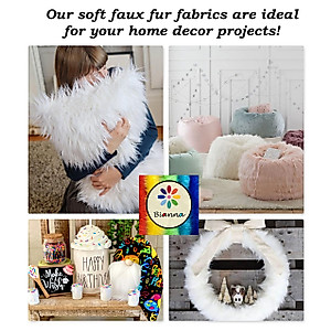 Bianna Emerald Kelly Green Faux Fur Fabric, by The Yard, American Seller, Luxury Shag Shaggy Material for Crafting, Sewing, Costumes, Fursuits, Home Decor (12x12 inches)