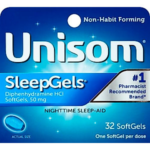 Unisom SleepGels, 32 Softgels per Box