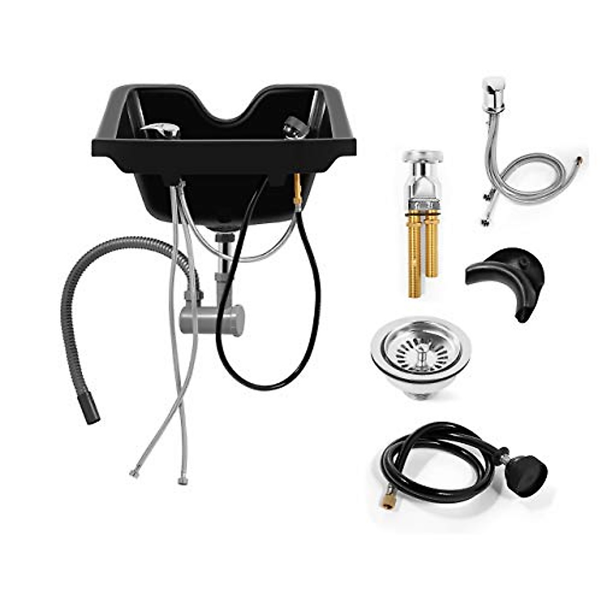 TOPSALON Beauty Salon Shampoo ABS Plastic Bowl Sink Hair Cut UPC Certified