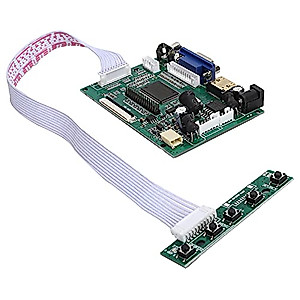 Heayzoki 10.1in Display with Driver Board Monitor for Raspberry Pi LCD 1024x600 Resolution Computer Accessories