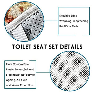 4 Pcs African American Bathroom Shower Curtain Sets with Rugs Lovely Black Girl with Shiny Necklace Shower Curtains with Toilet Lid Cover and Bath Mat Afro Black Girl Bathroom Sets with 12 Hooks